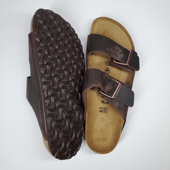 Birkenstock | Shoes | New Birkenstock Arizona Habana Leather Sandal ...